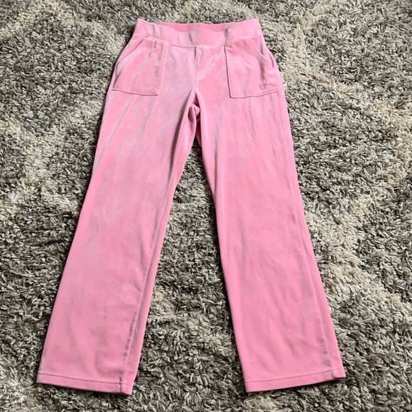 Juicy Couture | Pants & Jumpsuits | Juicy By Juicy Couture Pink Velour Jogger Pants Size Medium ...